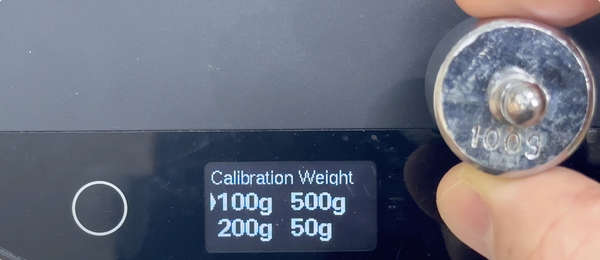 How to weight calibrate the Half Decent Scale