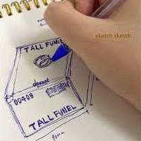 How we made a new cardboard box for our coffee funnel