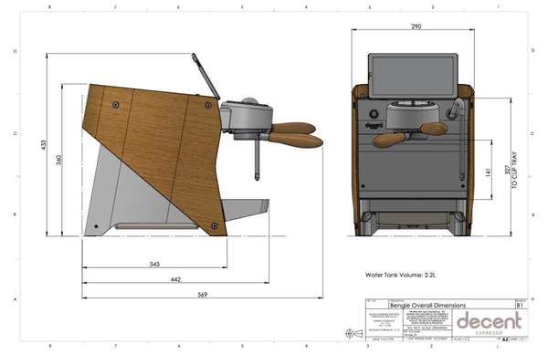 Dimensions of the Bengle