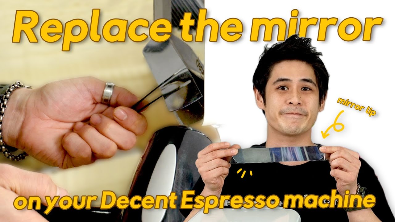 Video: So tauschen Sie den Spiegel an Ihrer Decent-Espressomaschine aus