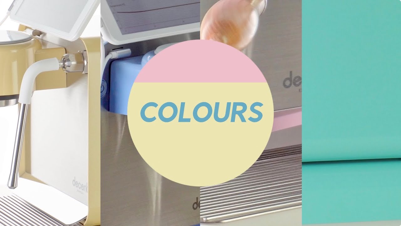 Four new colors, for new and existing DE1 owners