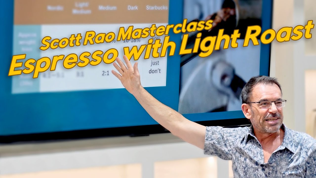 Scott Rao Masterclass: Allongé vs. Standard Espresso: Roast Level, Flow ...